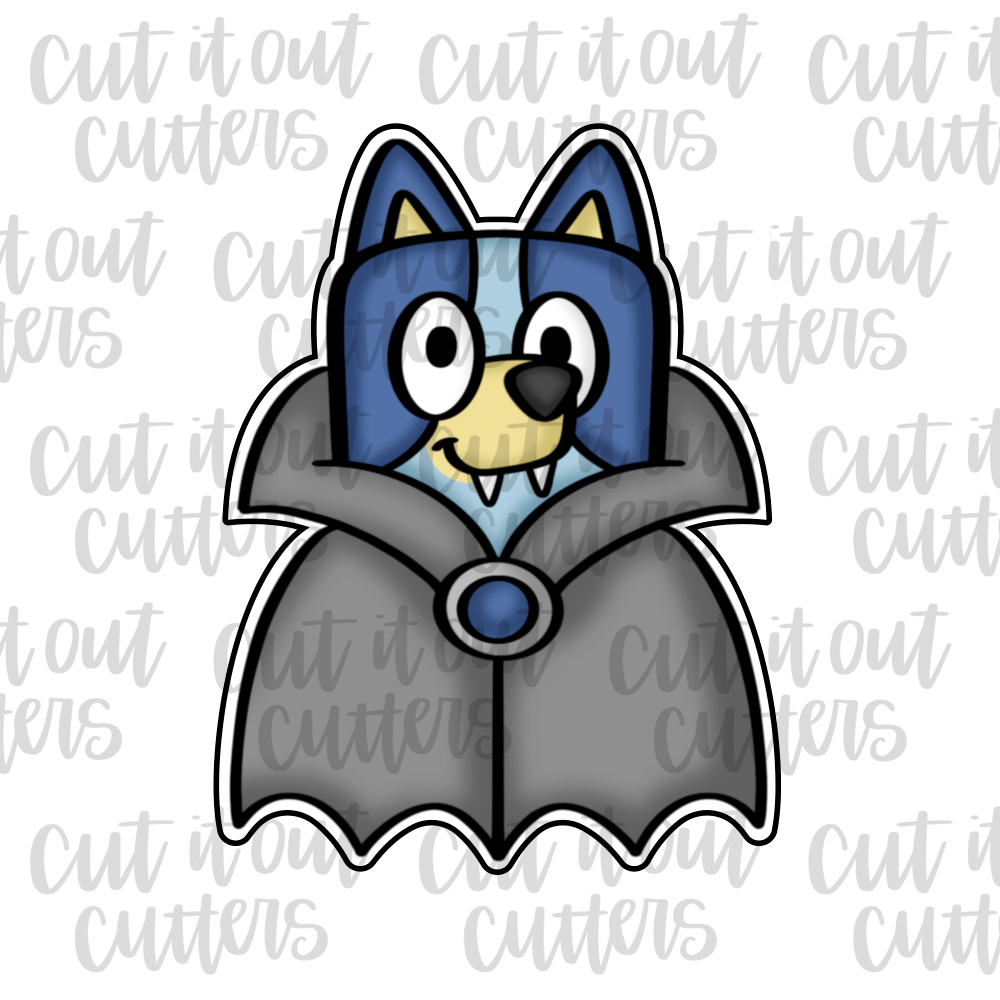 Vampire Pup Cookie Cutter – Cut It Out Cutters