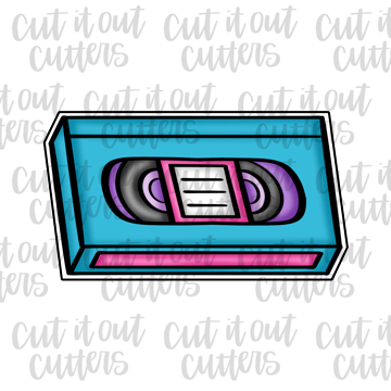 VHS Tape Cookie Cutter – Cut It Out Cutters