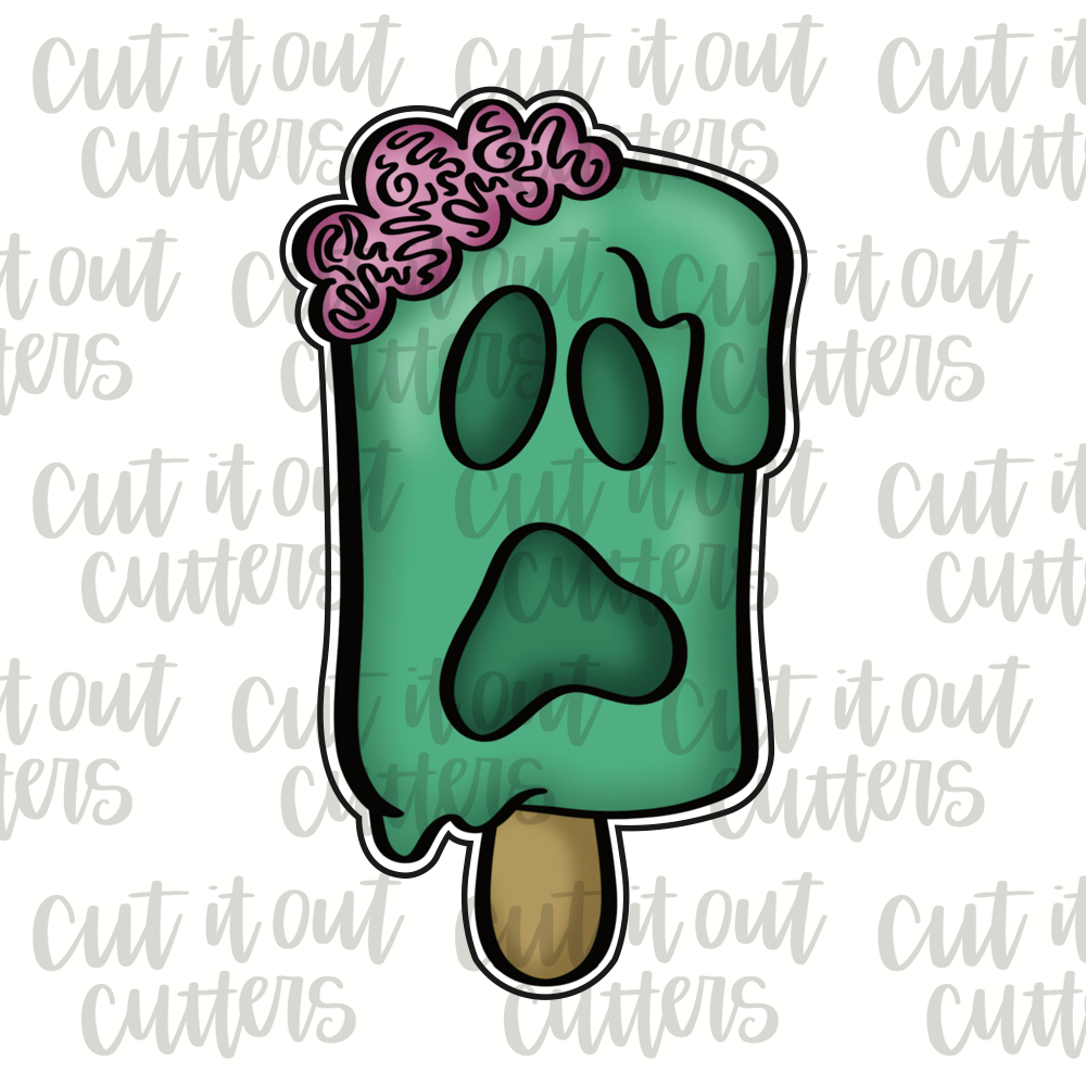 Zombie Pop Cookie Cutter – Cut It Out Cutters