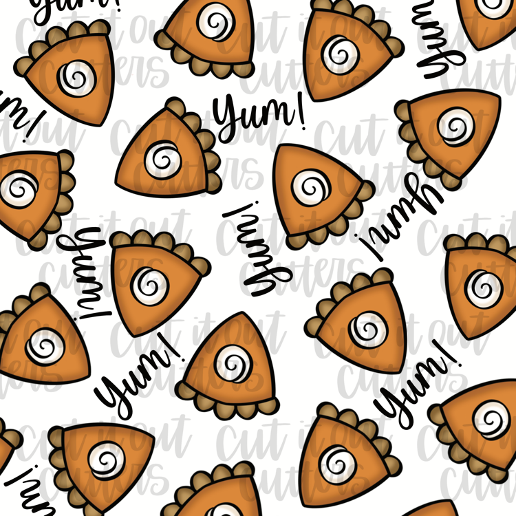 Yum Pies - 2" Square Tags - Digital Download – Cut It Out Cutters