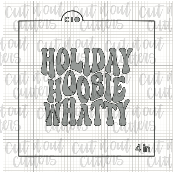 Retro Hoobie Cookie Stencil – Cut It Out Cutters