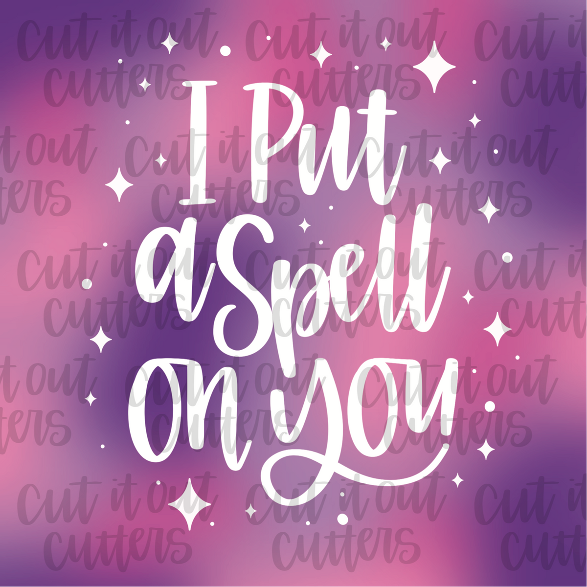 I Put A Spell On You - 2" Square Tags - Digital Download – Cut It Out ...