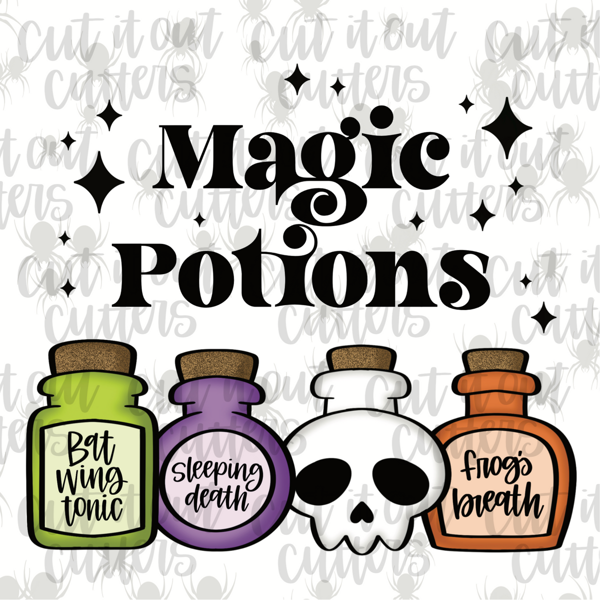 Magic Potions - 2" Square Tags - Digital Download – Cut It Out Cutters
