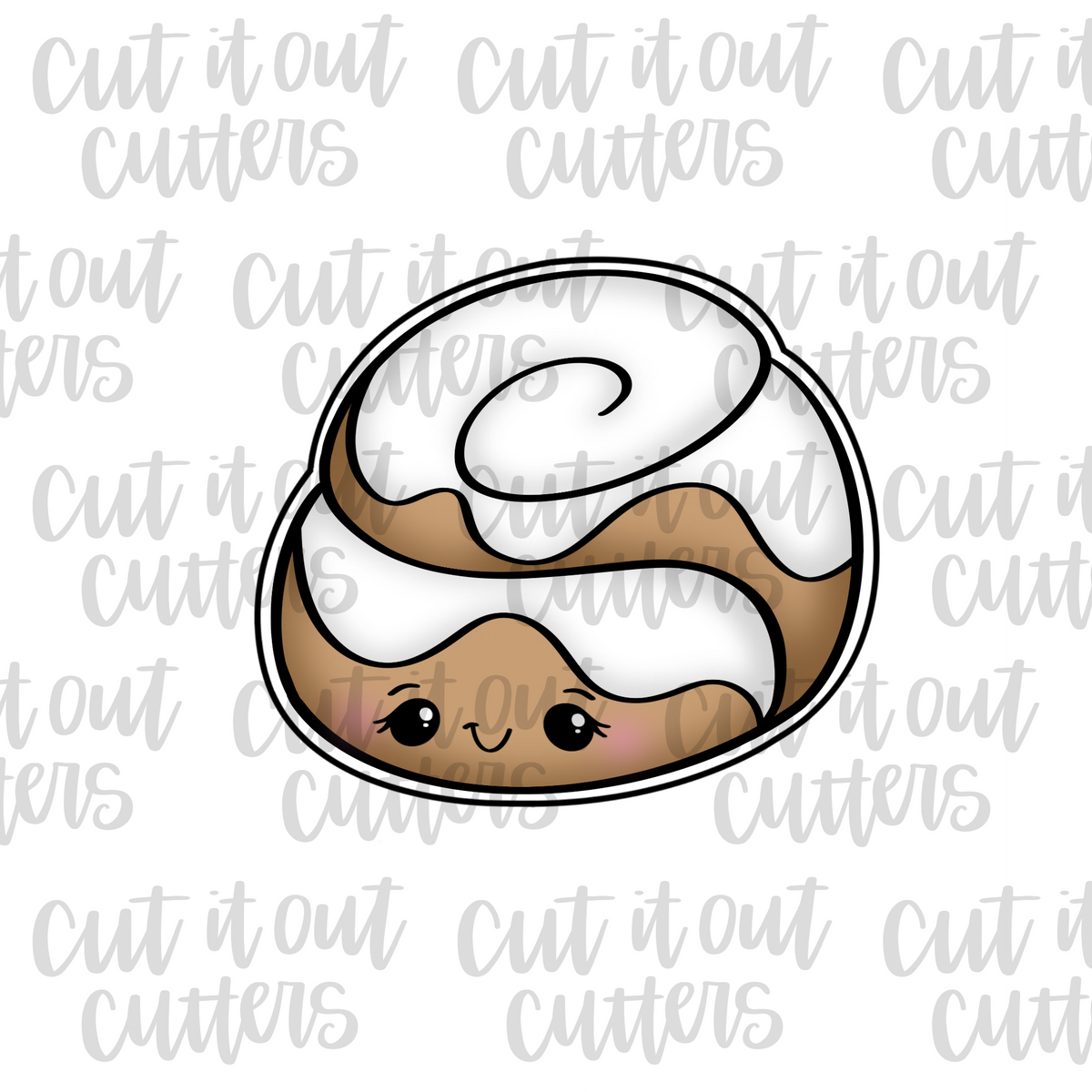 Cinnamon Roll Cookie Cutter – Cut It Out Cutters