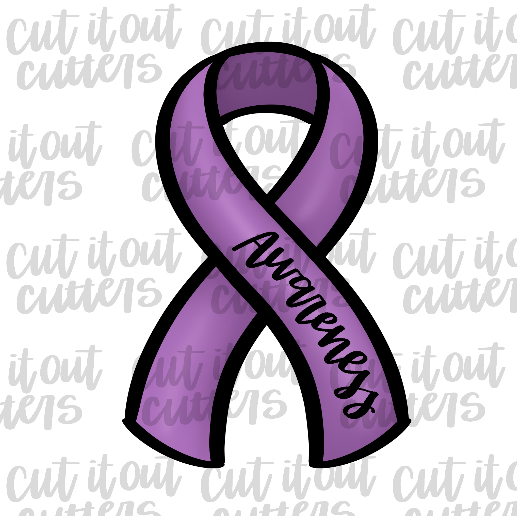 Awareness Ribbon Cookie Cutter – Cut It Out Cutters