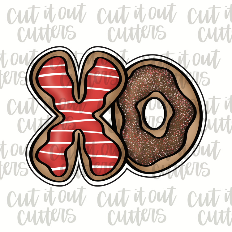 XO Donut Cookie Cutter – Cut It Out Cutters