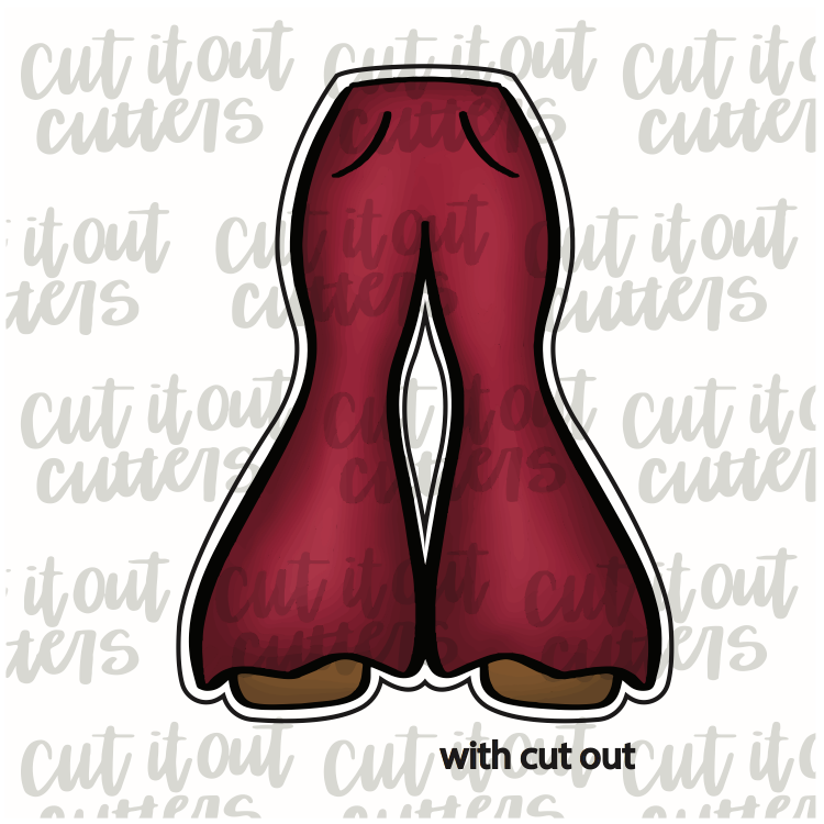 Bell Bottoms Cookie Cutter – Cut It Out Cutters