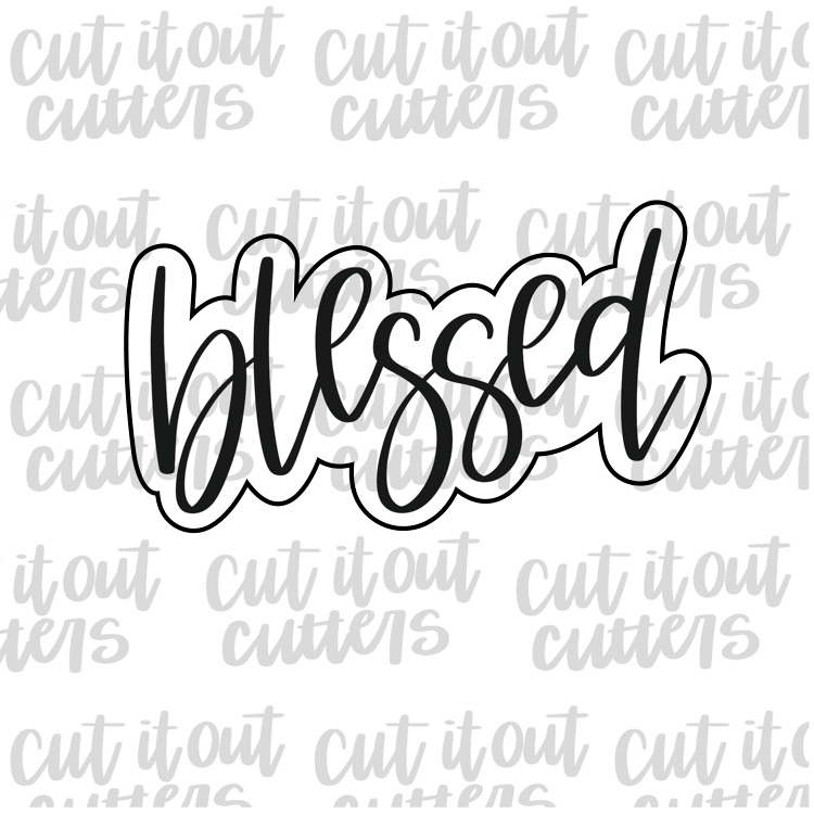 Blessed Cookie Cutter – Cut It Out Cutters