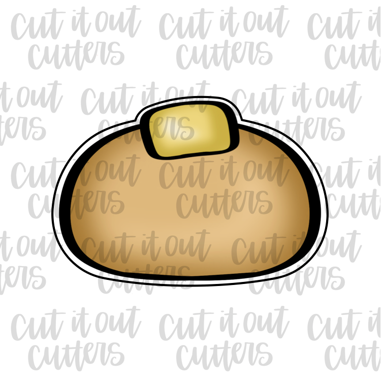Buttered Roll Cookie Cutter – Cut It Out Cutters