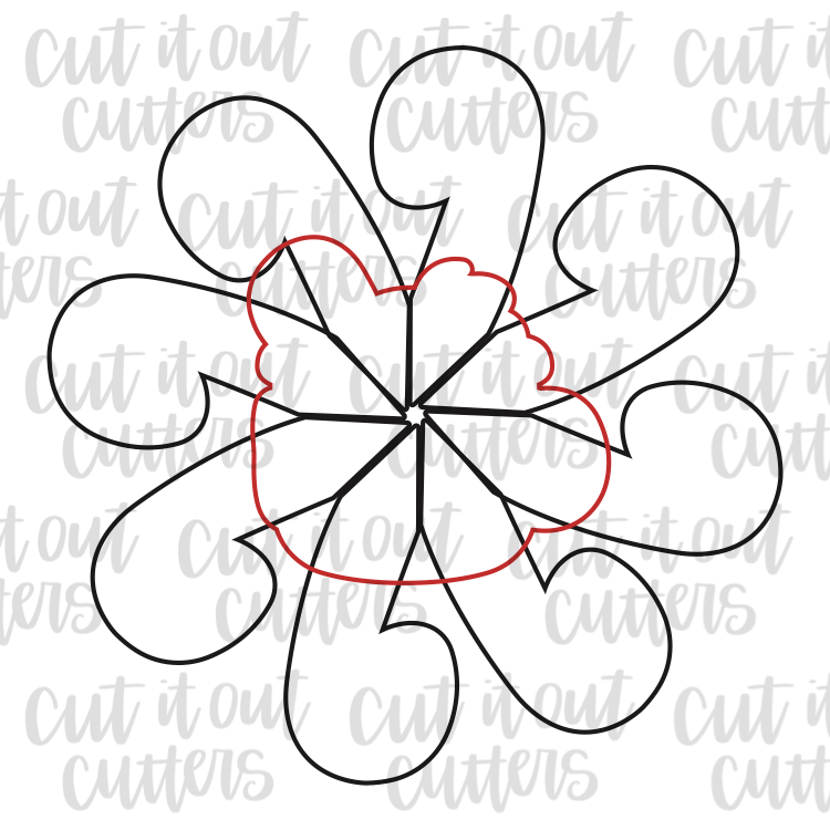 Candy Cane Platter Cookie Cutter Set – Cut It Out Cutters
