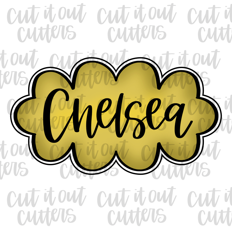 Chelsea Plaque Cookie Cutter – Cut It Out Cutters