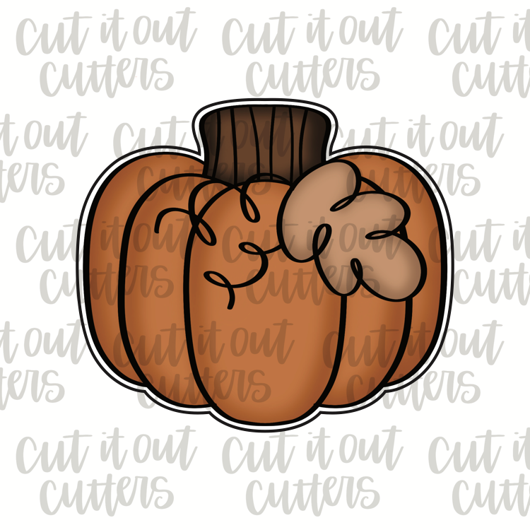Chunky Pumpkin Cookie Cutter – Cut It Out Cutters