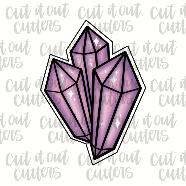 Crystals Cookie Cutter – Cut It Out Cutters