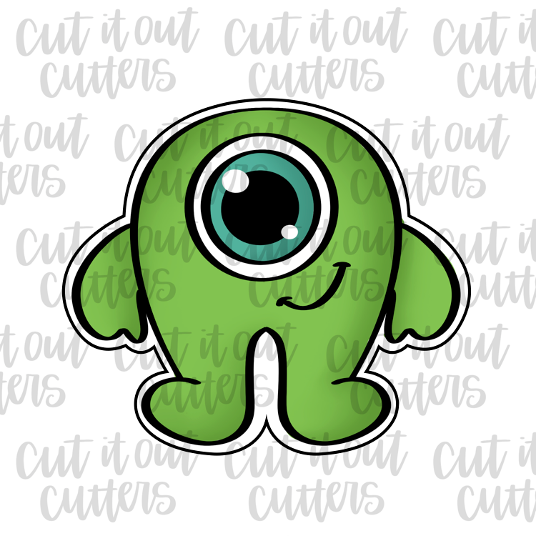 Cyclops Monster Cookie Cutter – Cut It Out Cutters