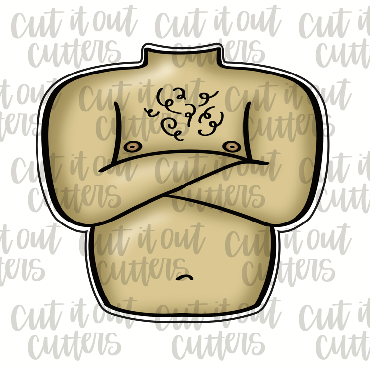 Dad Bod Cookie Cutter – Cut It Out Cutters
