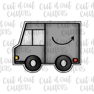 Delivery Truck Cookie Cutter – Cut It Out Cutters