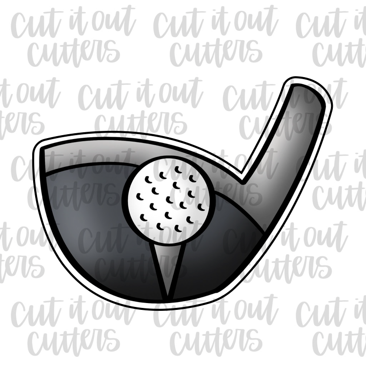 Driver and Ball Cookie Cutter – Cut It Out Cutters