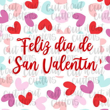 Feliz Dia De San Valentin- 2" Square Tags - Digital Download – Cut It ...
