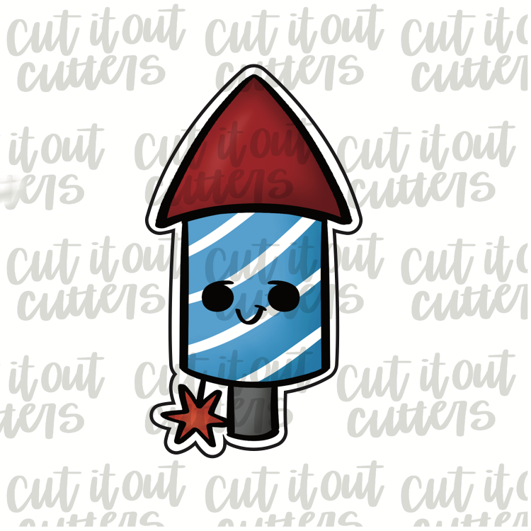 Firecracker Cookie Cutter – Cut It Out Cutters