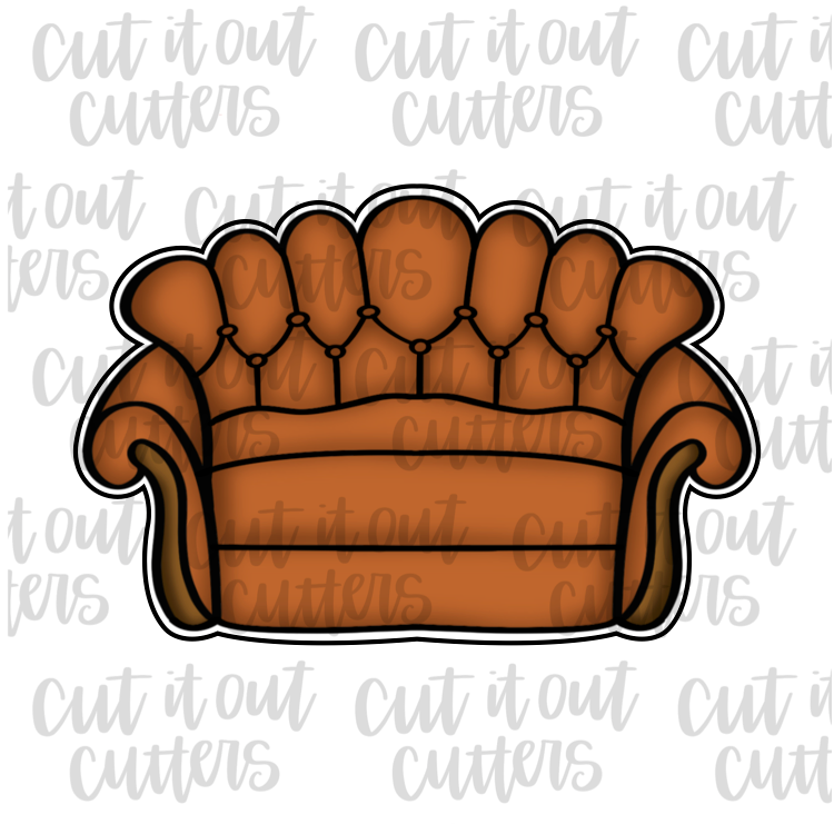 Friendly Couch Cookie Cutter – Cut It Out Cutters
