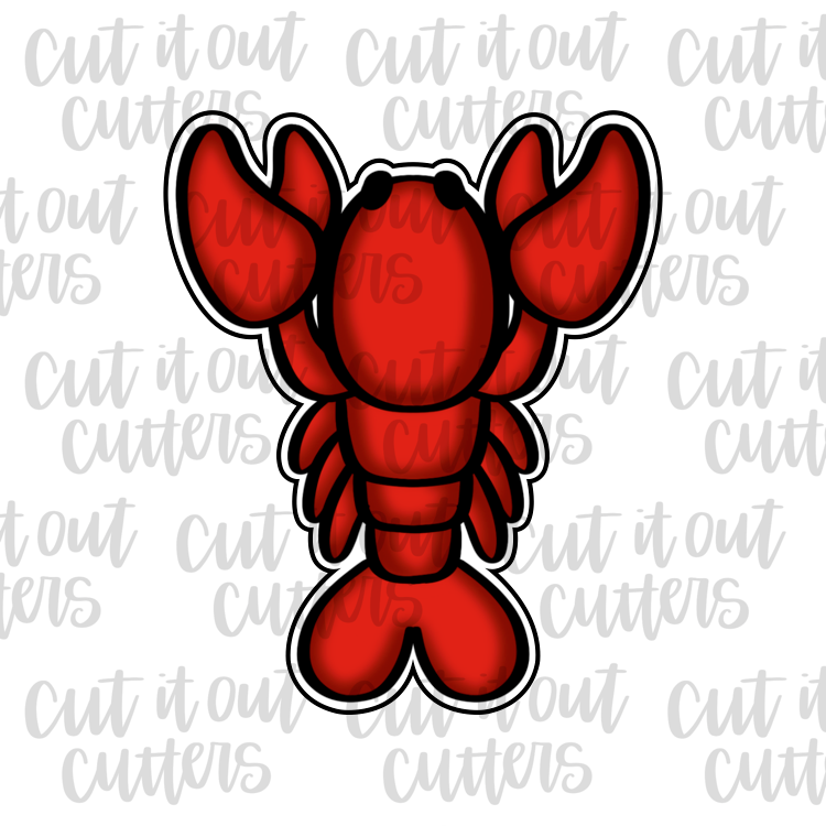Friendly Lobster Cookie Cutter – Cut It Out Cutters