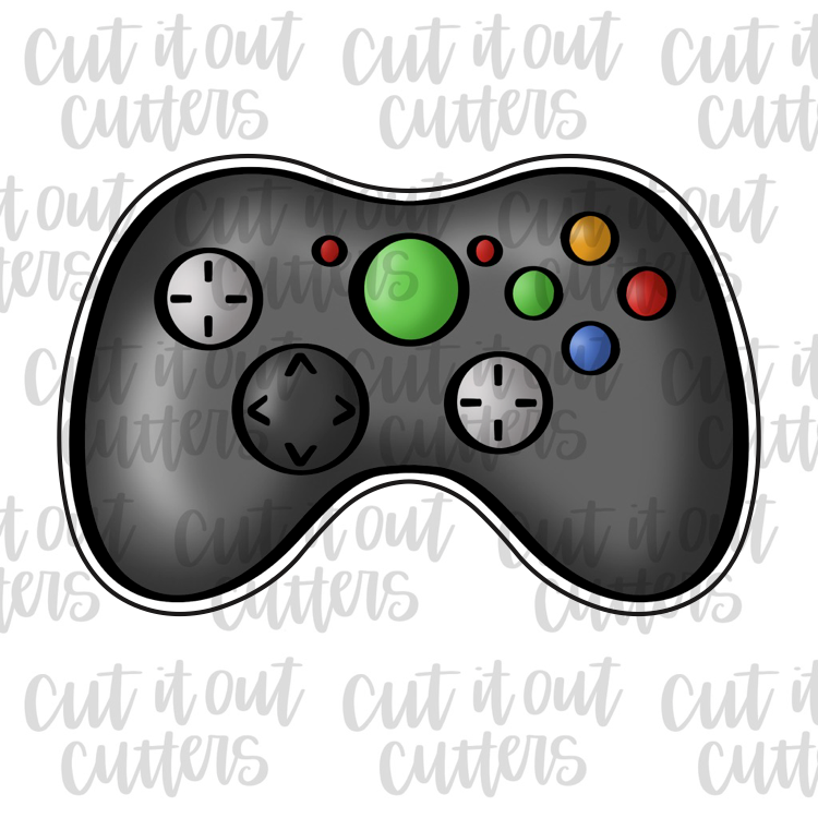 Video Game Controller Cookie Cutter – Cut It Out Cutters