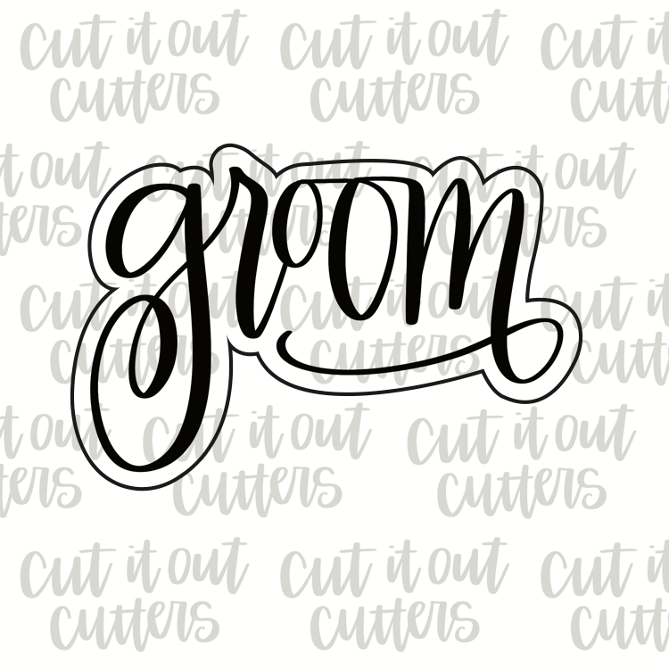 Groom Cookie Cutter – Cut It Out Cutters