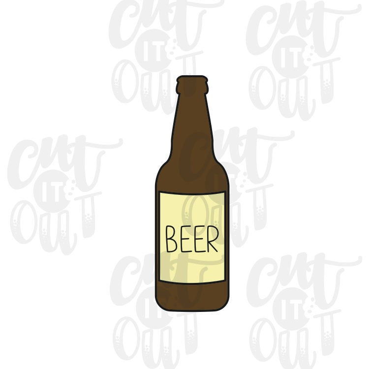 Beer Bottle Cookie Cutter – Cut It Out Cutters