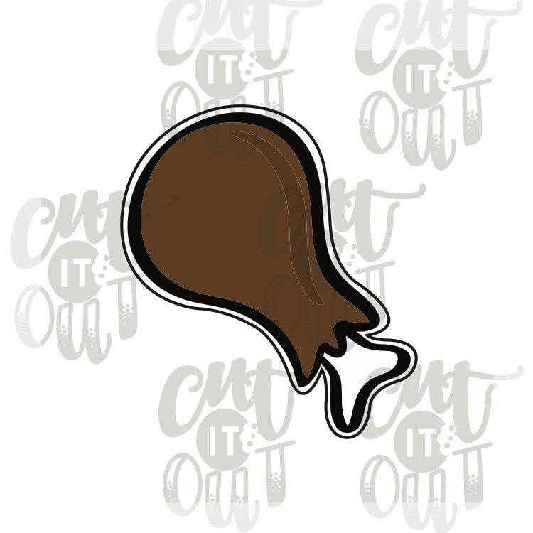 Turkey Leg Cookie Cutter – Cut It Out Cutters