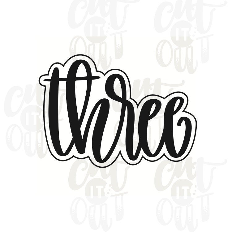 Three Cookie Cutter – Cut It Out Cutters