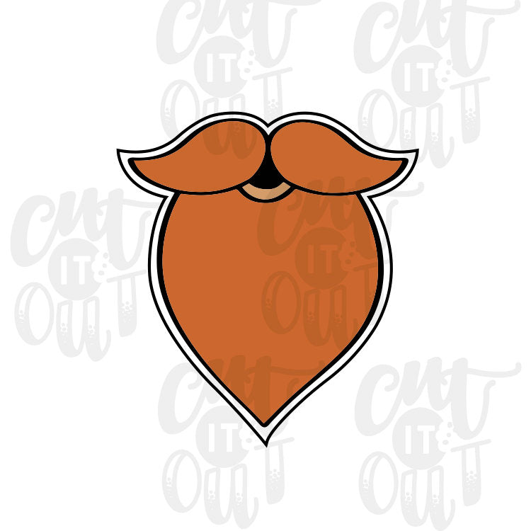 Beard Cookie Cutter – Cut It Out Cutters