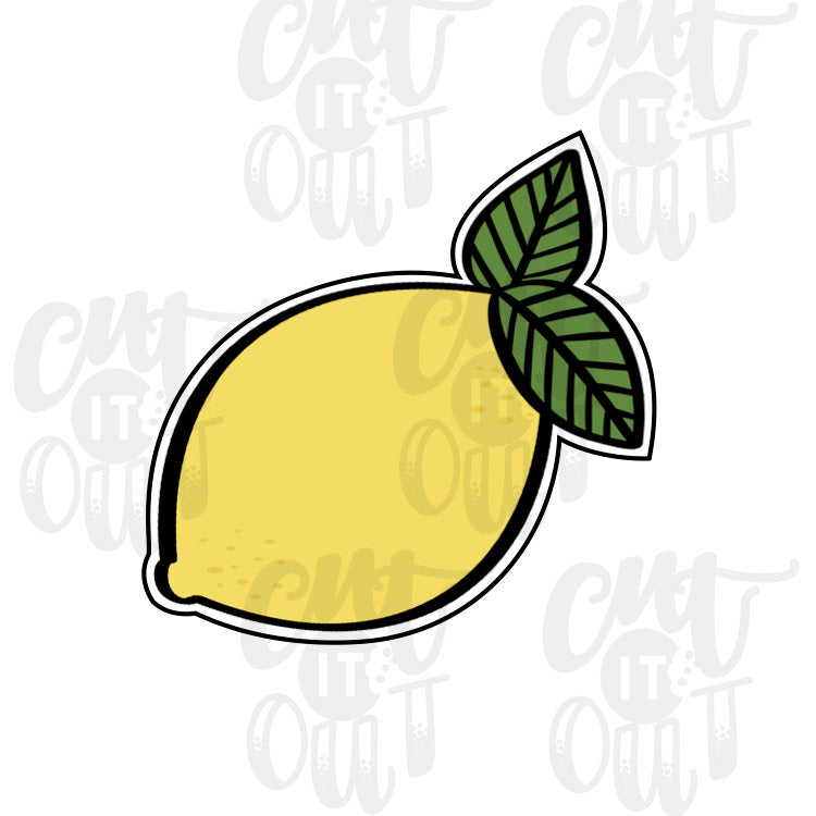 Lemon Cookie Cutter – Cut It Out Cutters