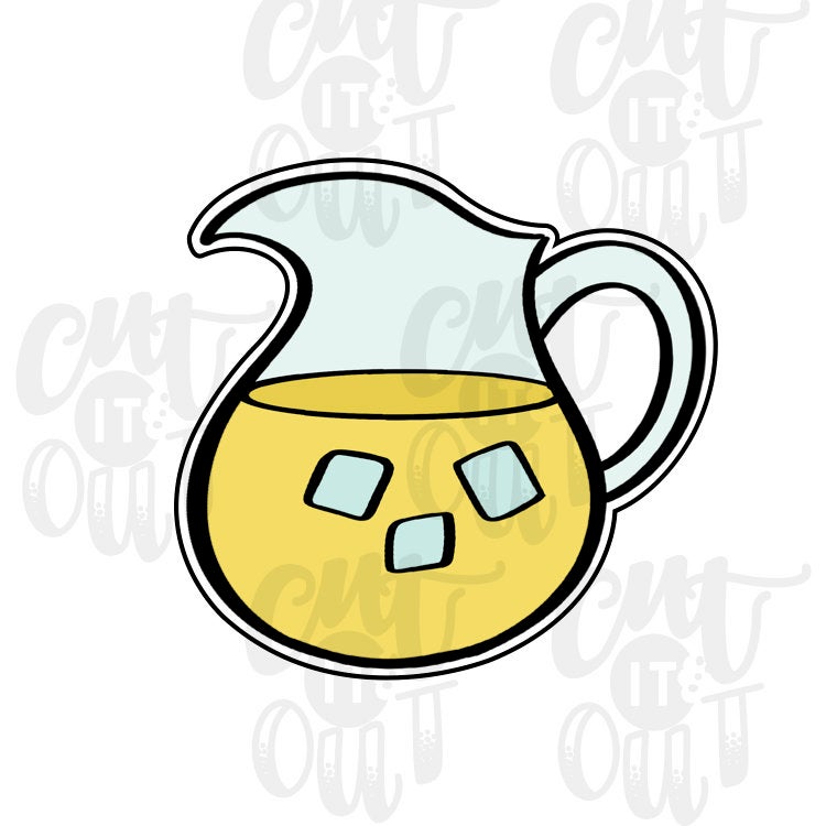 Lemonade Pitcher Cookie Cutter – Cut It Out Cutters