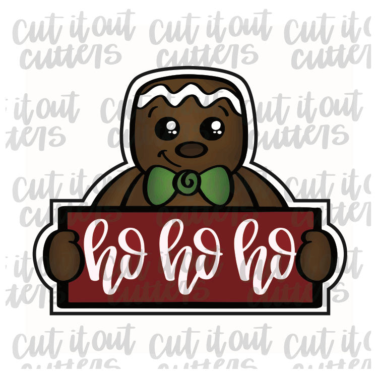 Gingy Snow Plaque Cookie Cutter – Cut It Out Cutters