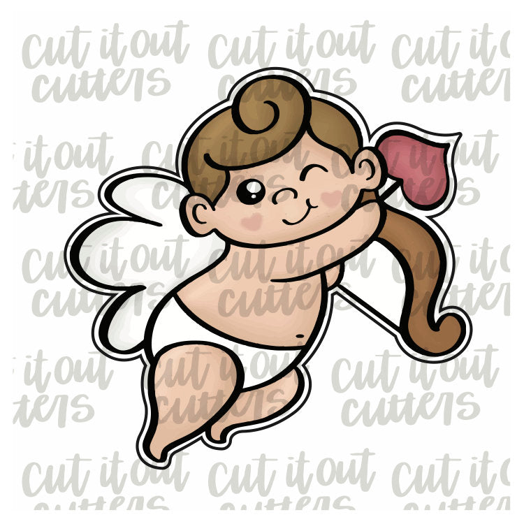 Cupid Cookie Cutter – Cut It Out Cutters