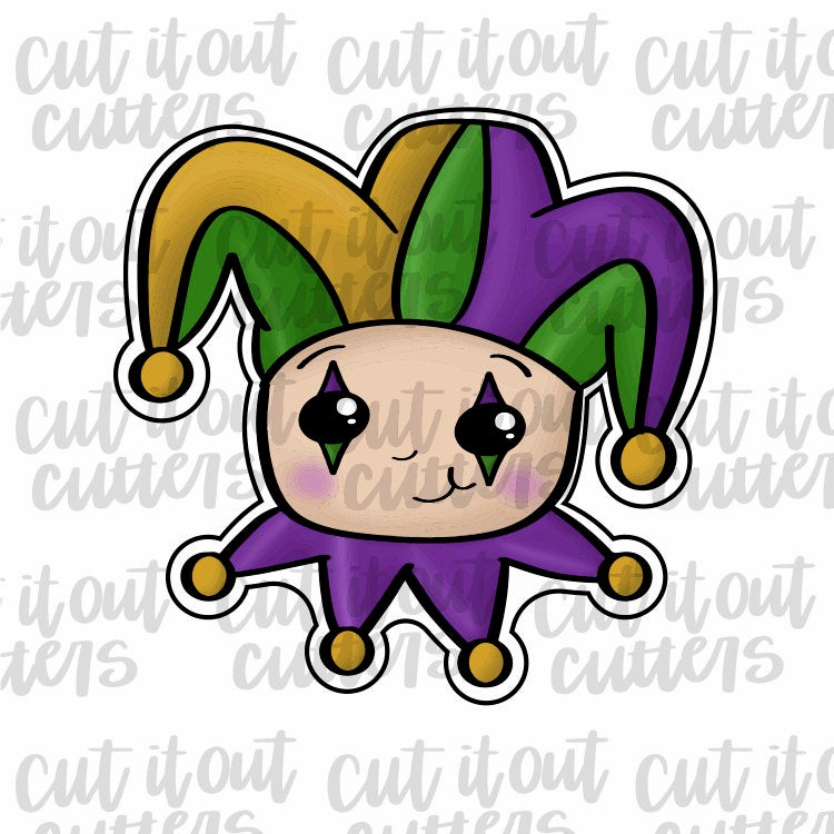 Jester Cookie Cutter – Cut It Out Cutters