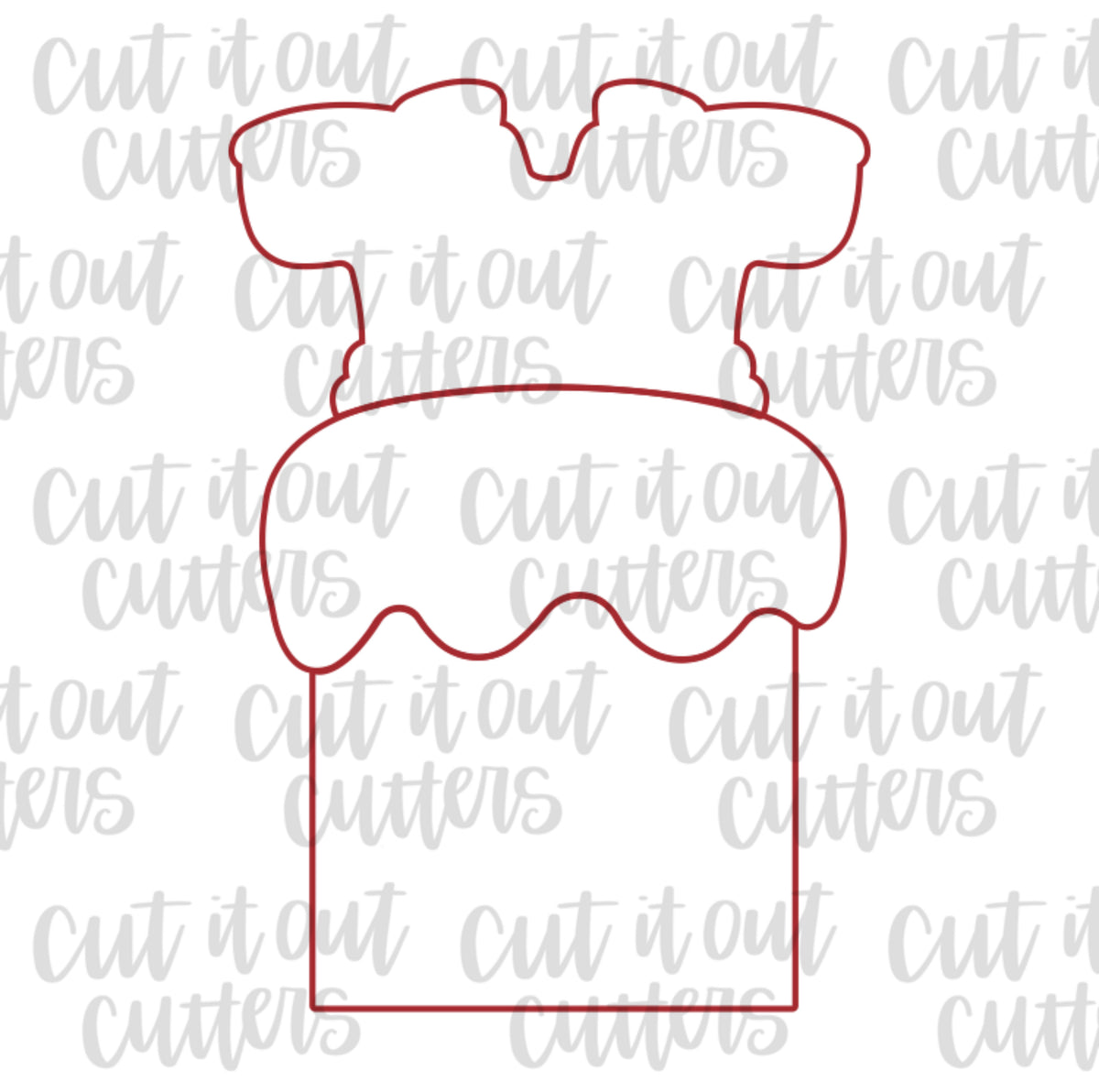 Build A Stuck Santa Cookie Cutter Set – Cut It Out Cutters