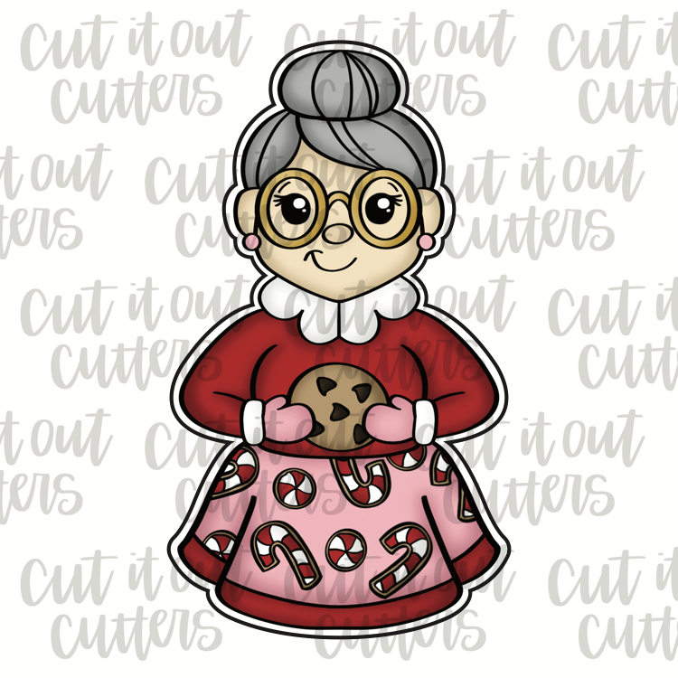 Mrs. Claus 2021 Cookie Cutter – Cut It Out Cutters