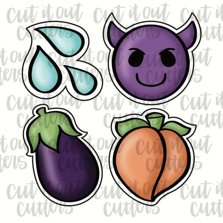 Naughty Minis Cookie Cutter Set – Cut It Out Cutters