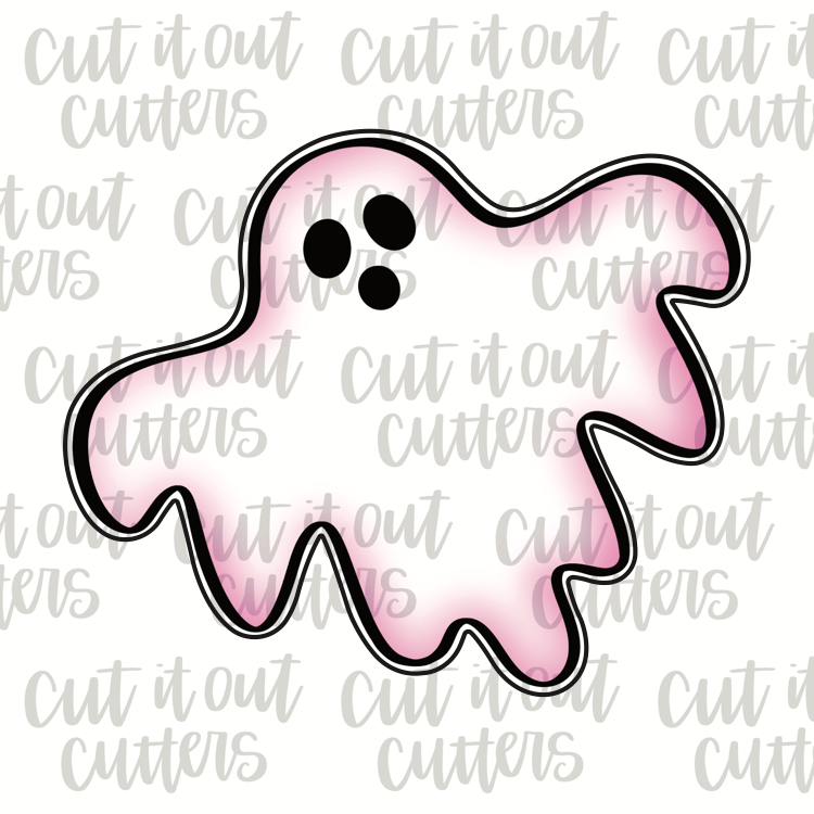 Oozy Ghost Cookie Cutter – Cut It Out Cutters