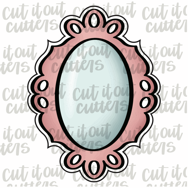 Oval Mirror Cookie Cutter – Cut It Out Cutters