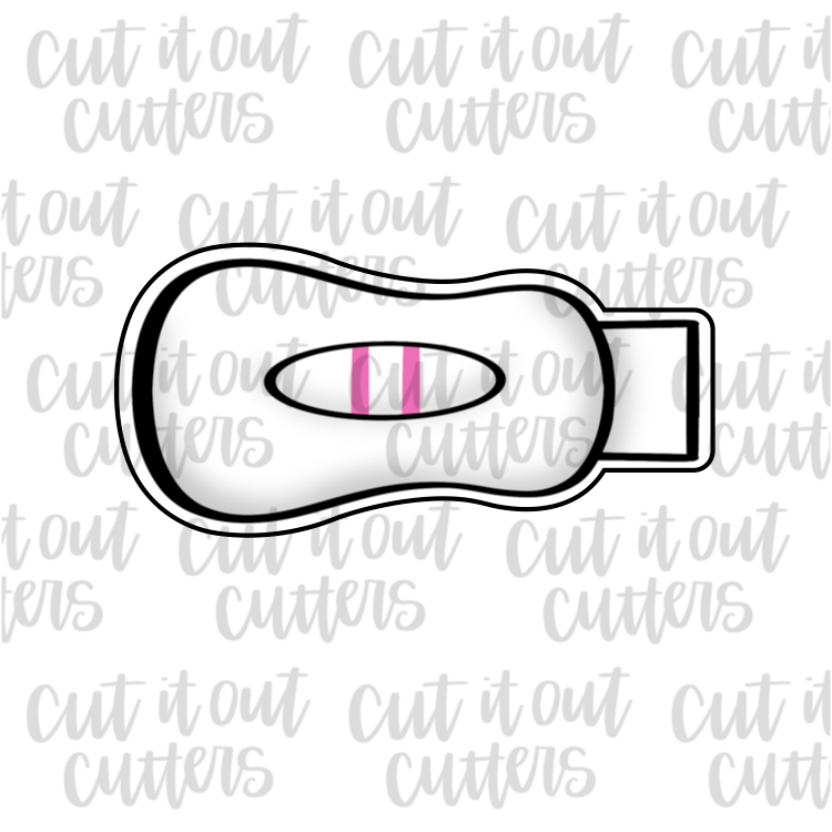 Pregnancy Test Cookie Cutter – Cut It Out Cutters