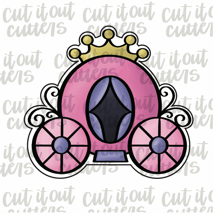 Princess Carriage Cookie Cutter – Cut It Out Cutters
