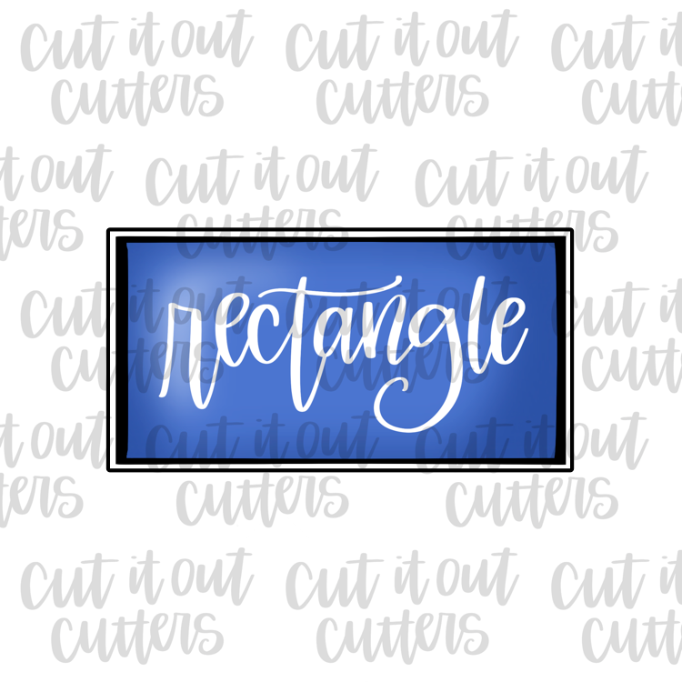 Rectangle Cookie Cutter – Cut It Out Cutters