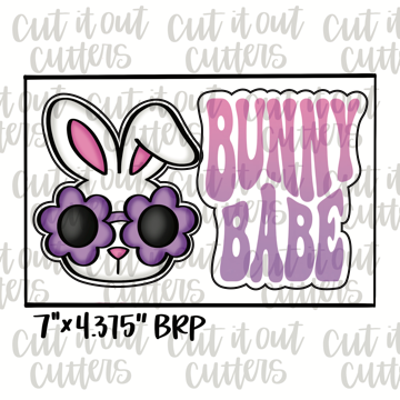 Retro Bunny Babe Cookie Cutter Set – Cut It Out Cutters