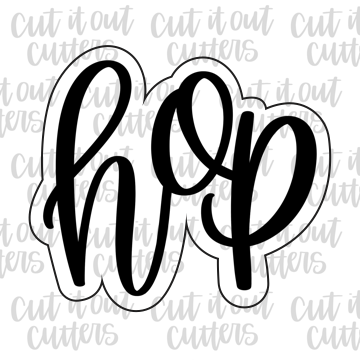 Script Hop Cookie Cutter – Cut It Out Cutters
