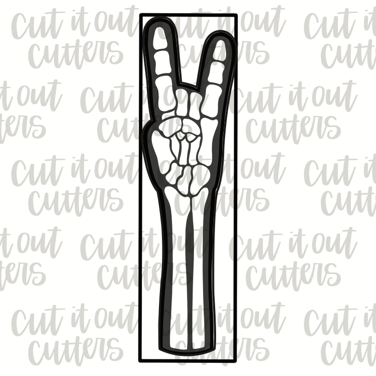 Skinny Skeleton Arm Cookie Cutter – Cut It Out Cutters