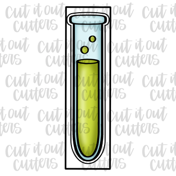 Skinny Test Tube Cookie Cutter – Cut It Out Cutters