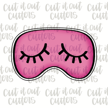 Sleepy Eye Mask Cookie Cutter – Cut It Out Cutters