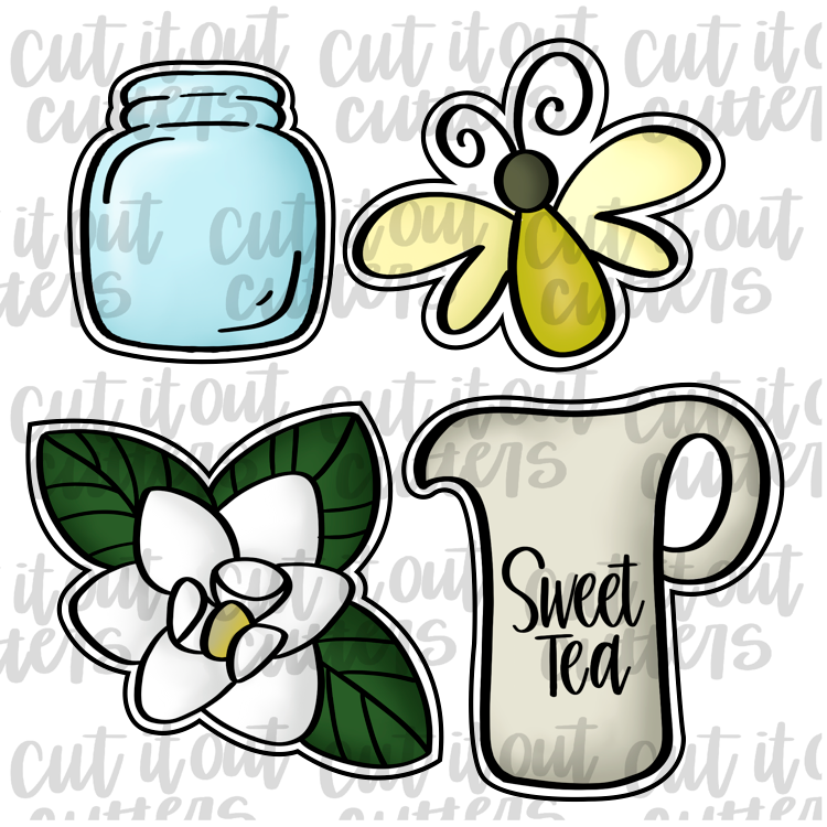 Southern Summer Cookie Cutter Set – Cut It Out Cutters